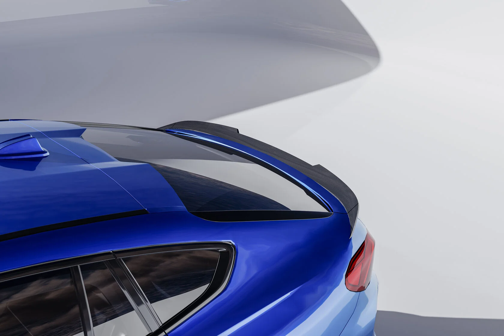 Trunk spoiler Megalodon ver 2 Carbon for BMW X6 M F96 LCI Buy with ...