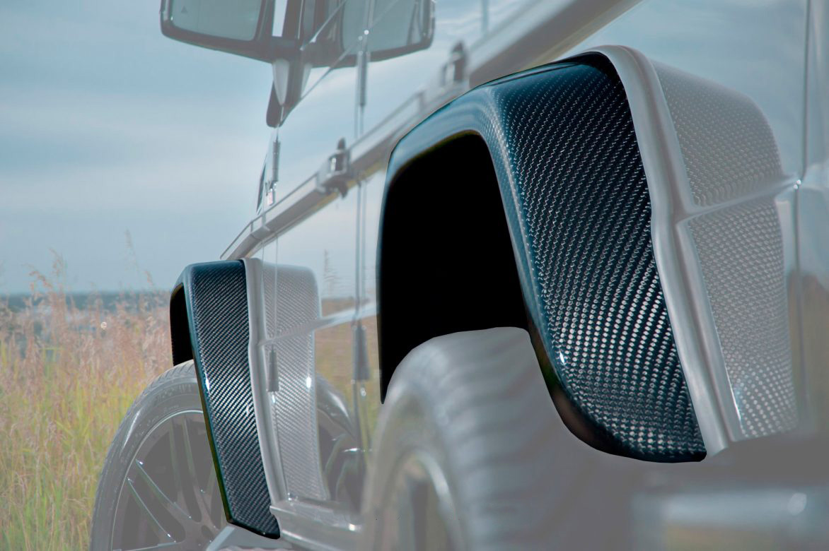 Front/rear fenders BS Style Carbon for Mercedes G-class AMG W463 AMG G 65 Buy with delivery ...