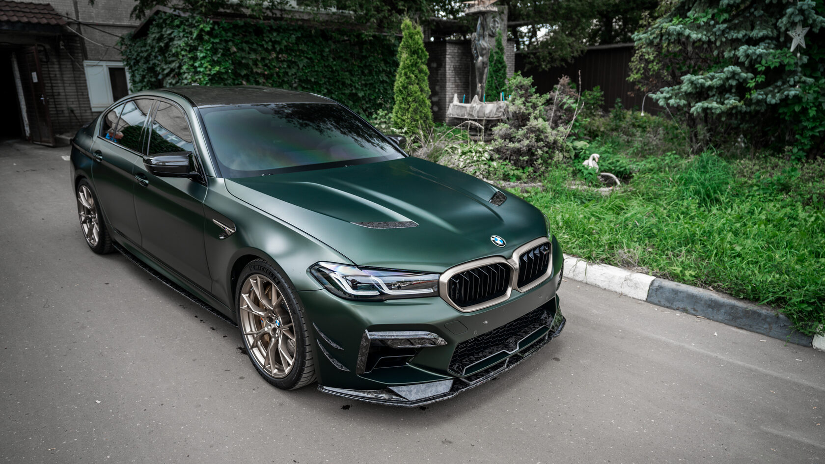 Canards Super Jet Forged Carbon for BMW M5 F90 LCI Restyling Buy with ...