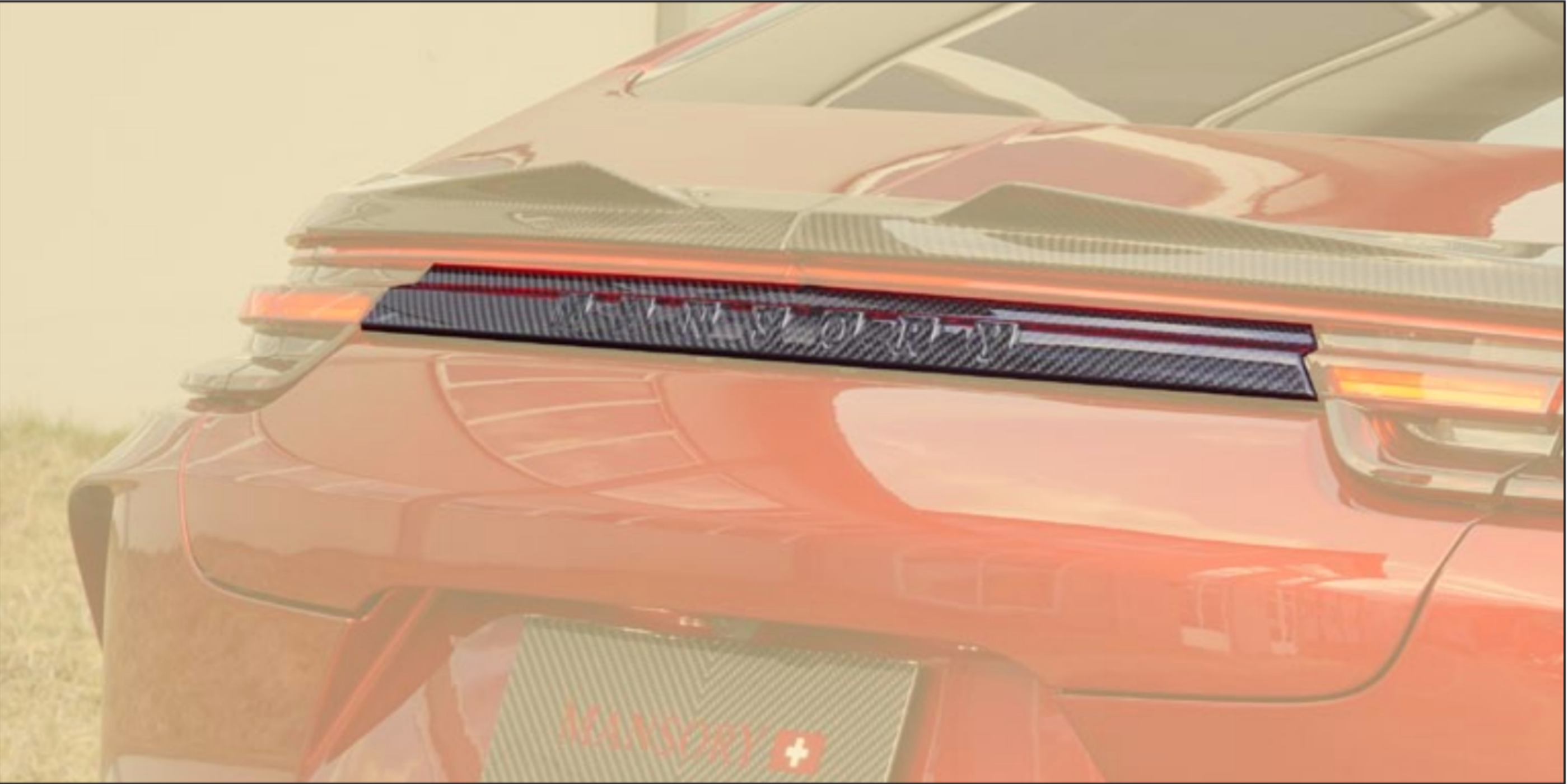 Rear hatch panel Mansory Carbon for Porsche Panamera 971 Buy with ...