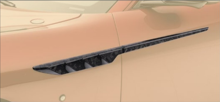 Front fender & door strip Mansory Carbon for Ferrari Roma Buy with ...