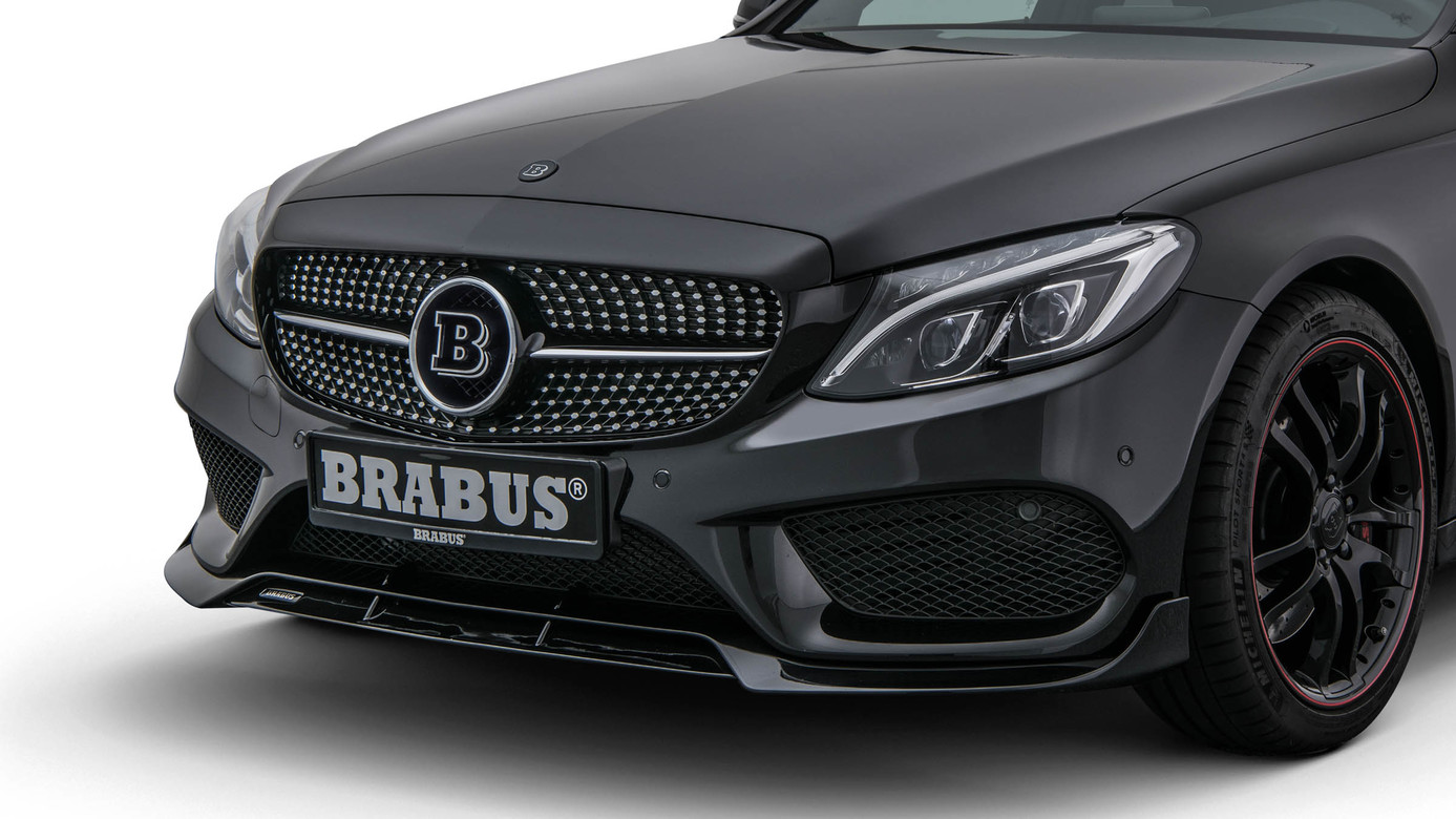 Front bumper spoiler Brabus PUR-R-RIM for Mercedes C-class S 205 C 160 ...