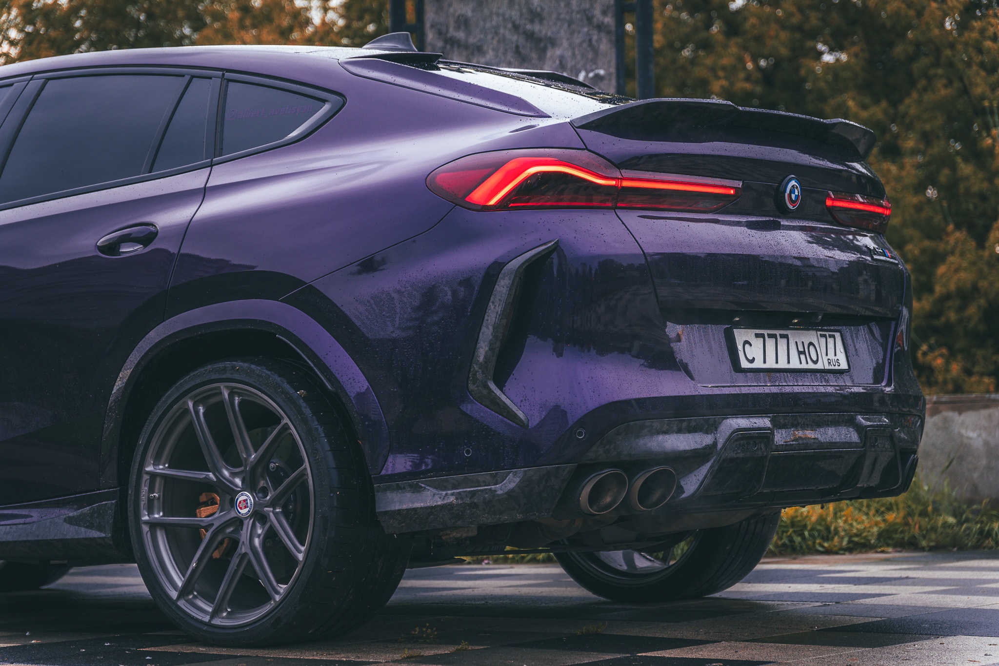 Carbon spoiler ruler Archetype design for BMW X6 M F96 Compra con ...