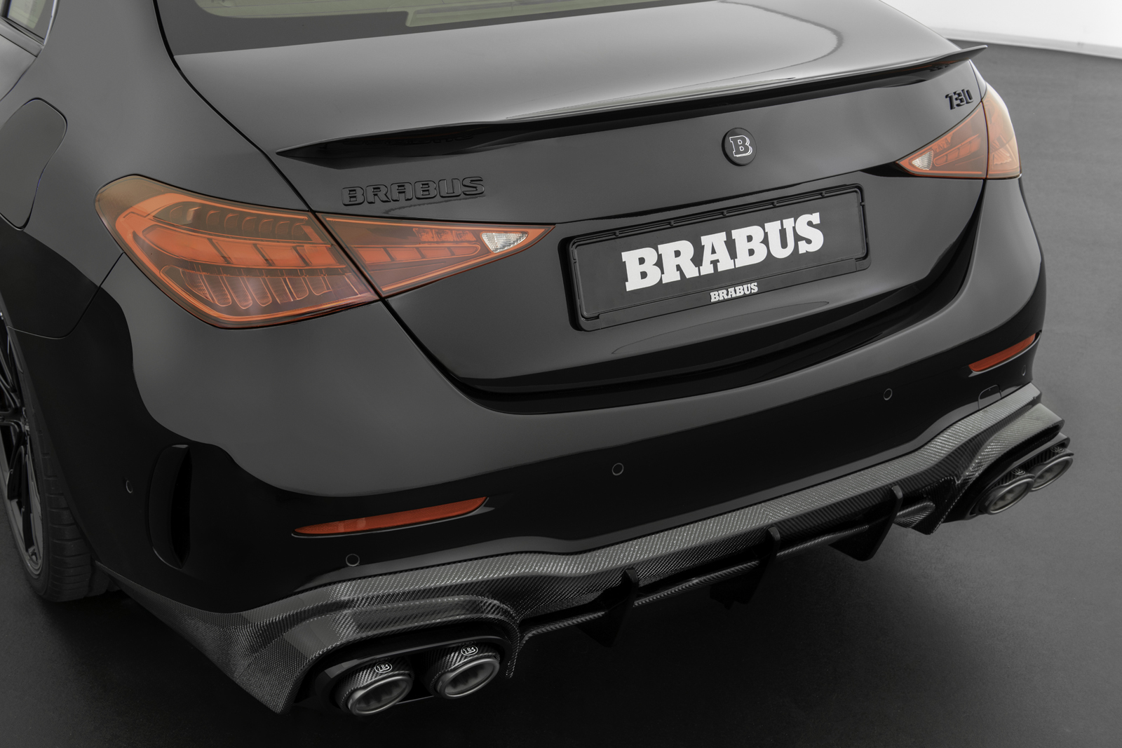 Rear Diffuser Brabus for Mercedes C-Class W206 AMG C63 Buy with ...