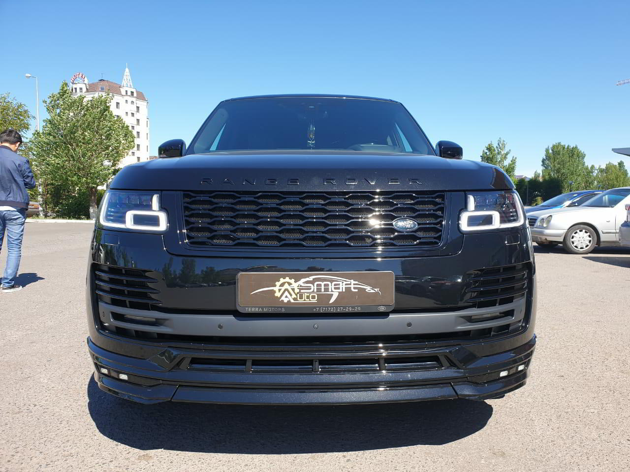 Front bumper insert Renegade Design for Land Rover Range Rover Vogue ...