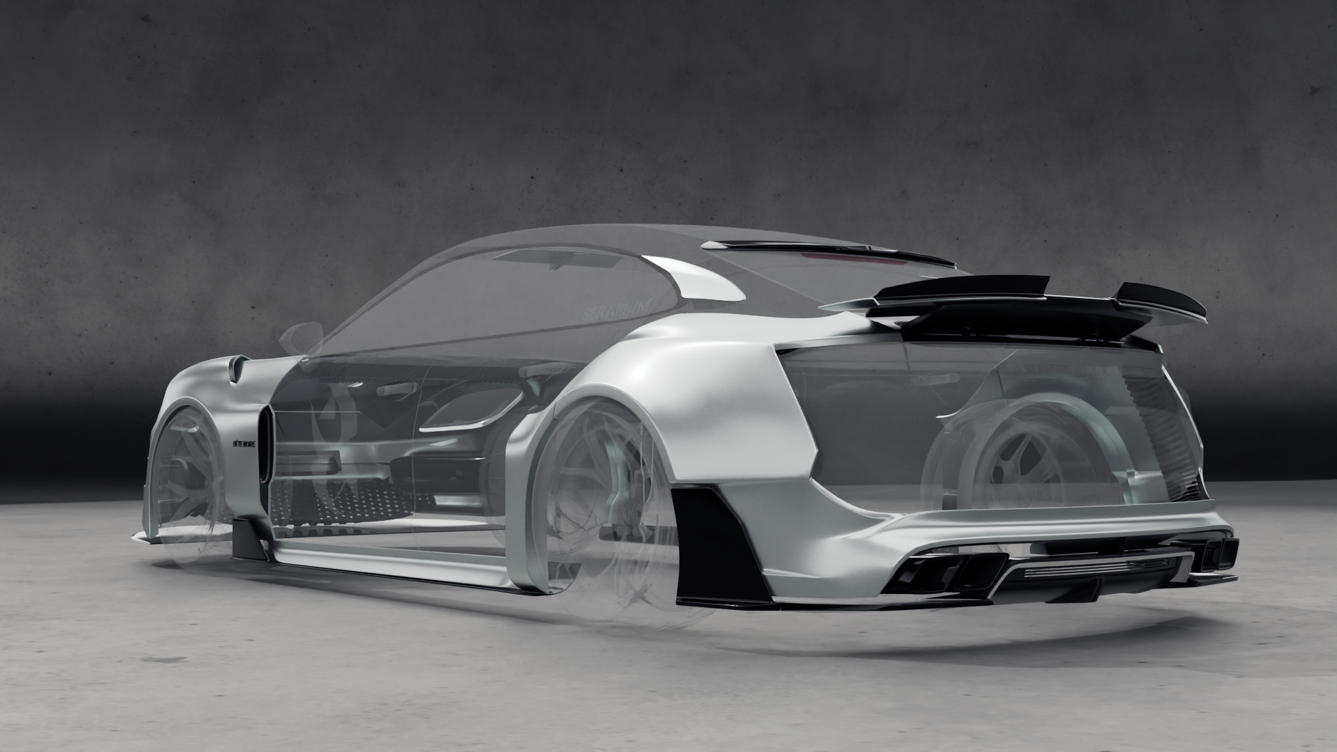 Custom Rear Bumper for Porsche Panamera Buy with delivery, installation ...