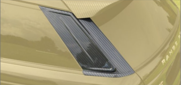 D-pillar cover Mansory Carbon for Land Rover Range Rover Sport SVR new ...