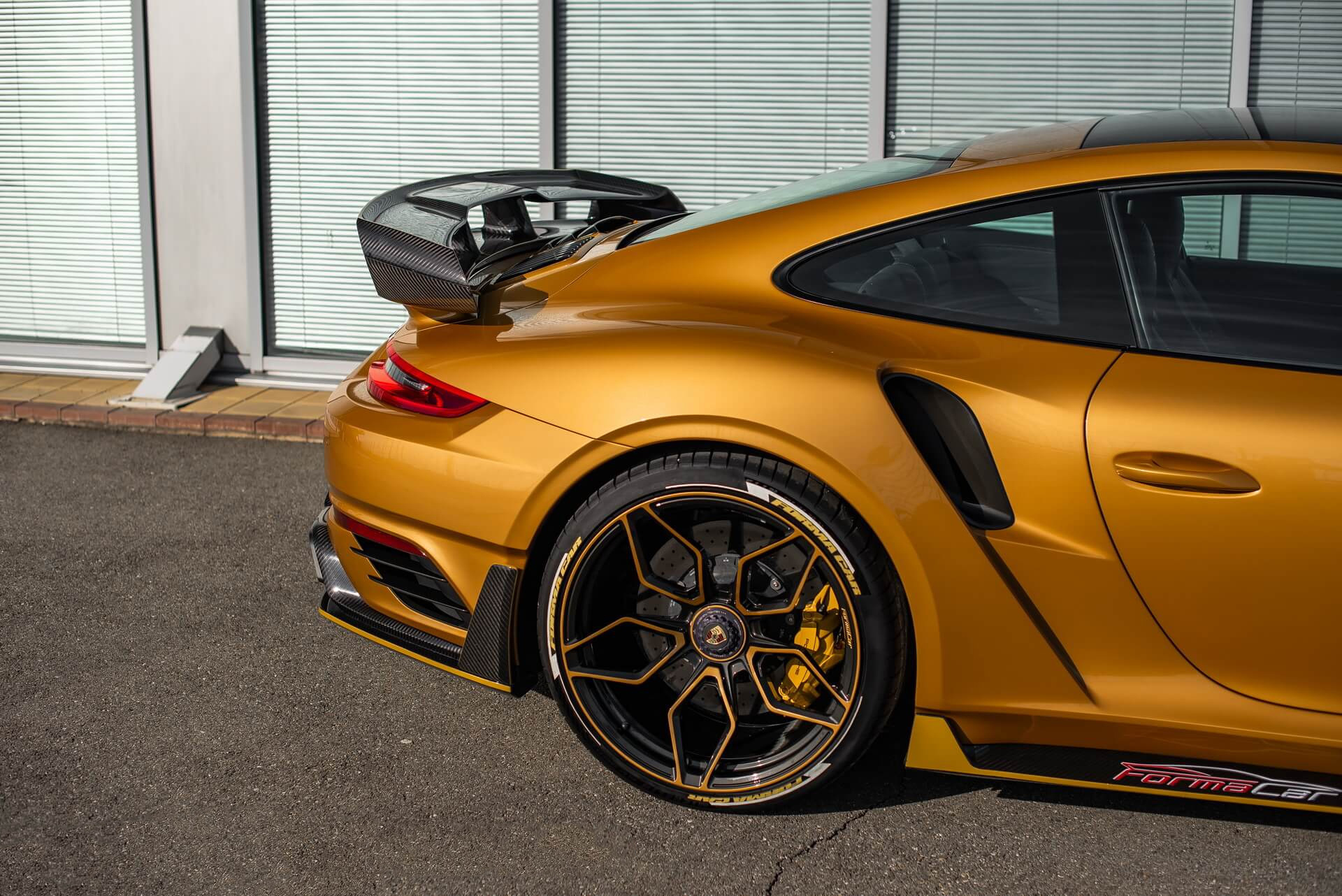 Rear wheel arch/ side skirt extensions SCL Performance for Porsche 911 ...