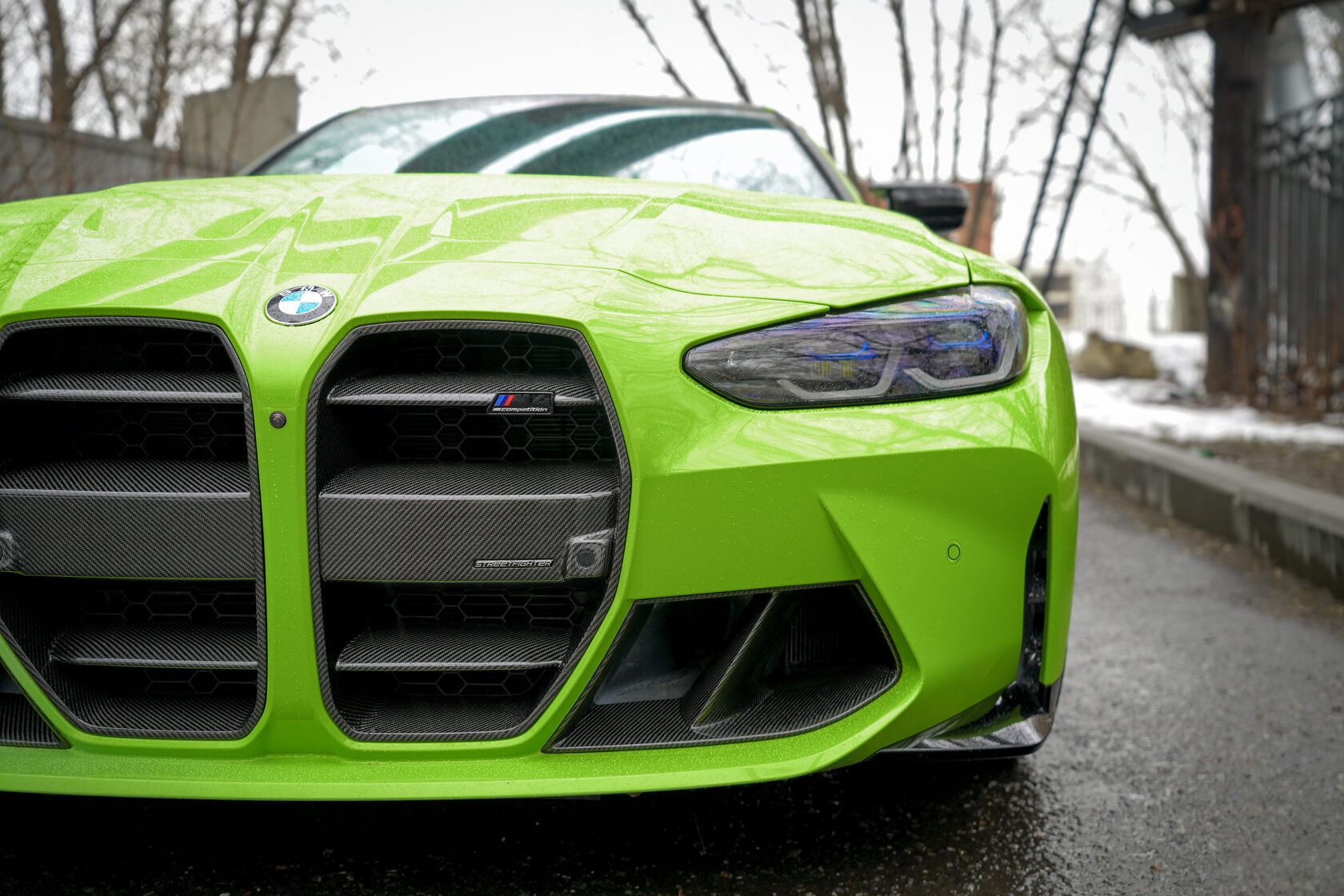 Radiator grille Streetfighter light Carbon for BMW M3 G81 Touring Buy ...