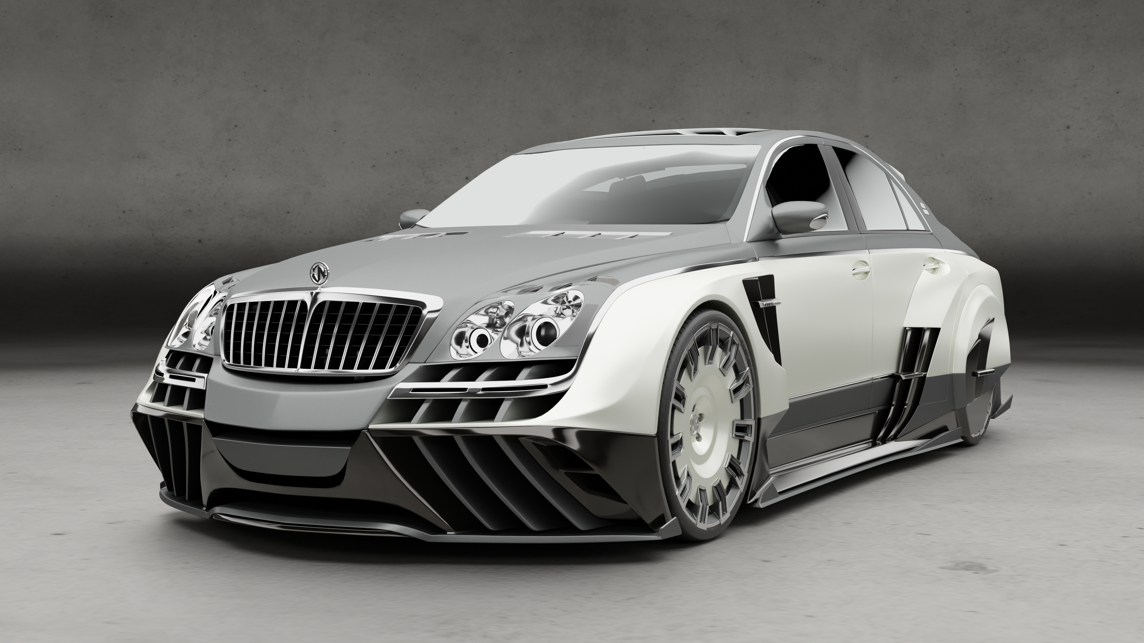 Front Custom Bumper for Mercedes-Benz Maybach 57s Buy with delivery ...