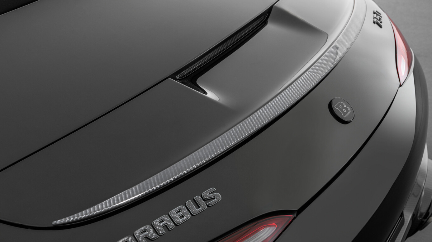 Rear spoiler attachment Brabus Carbon for Mercedes SL-class R232 AMG ...