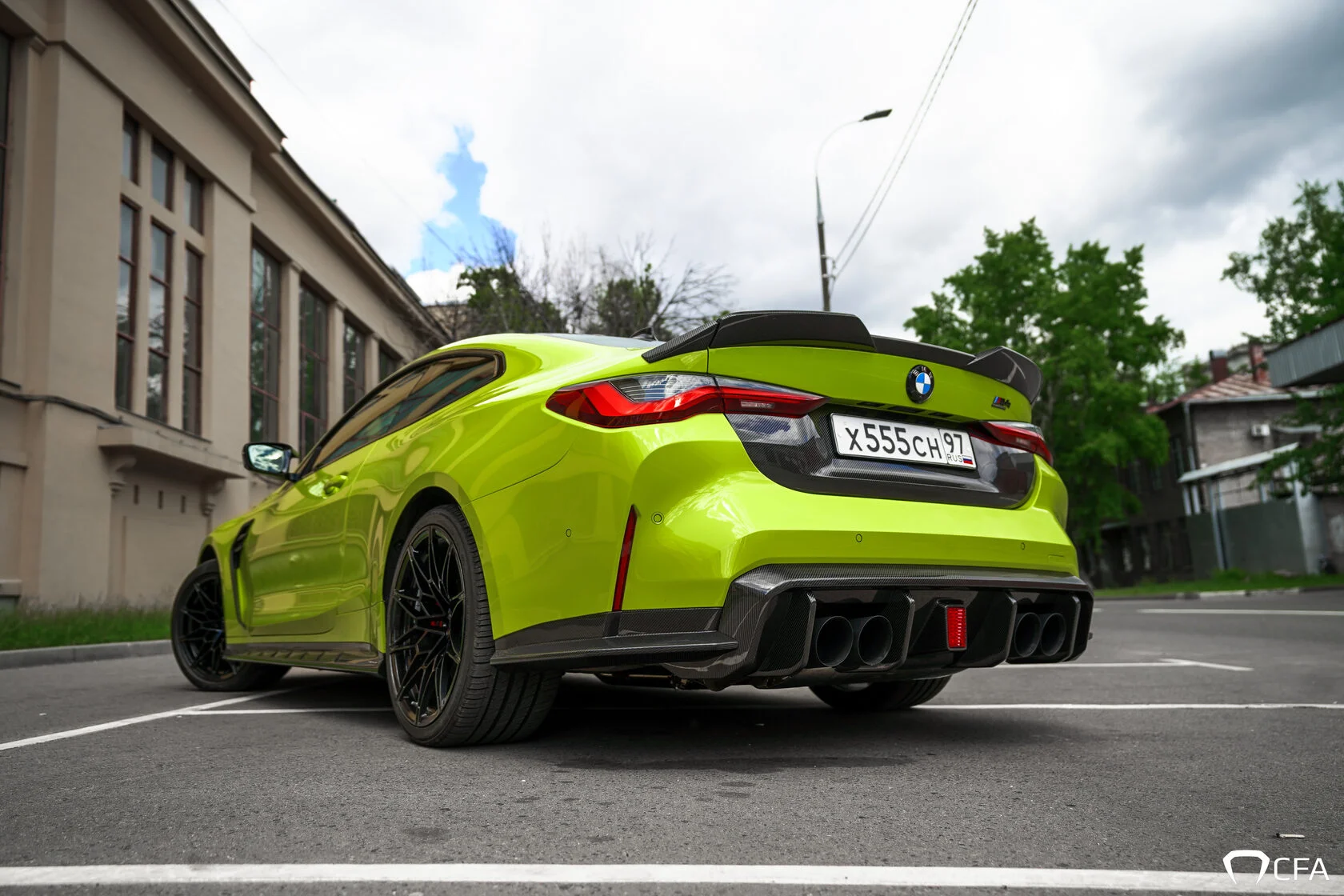 Diffuser Streetfighter Carbon for BMW M4 G83 Cabrio + Rear bumper side ...