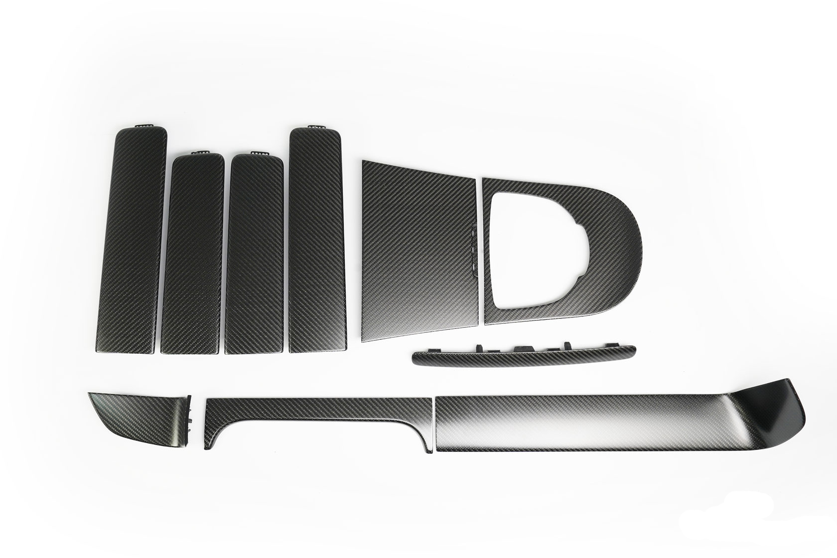 LHD Interior panels Forged Carbon for Mercedes G-class W463A Køb med ...