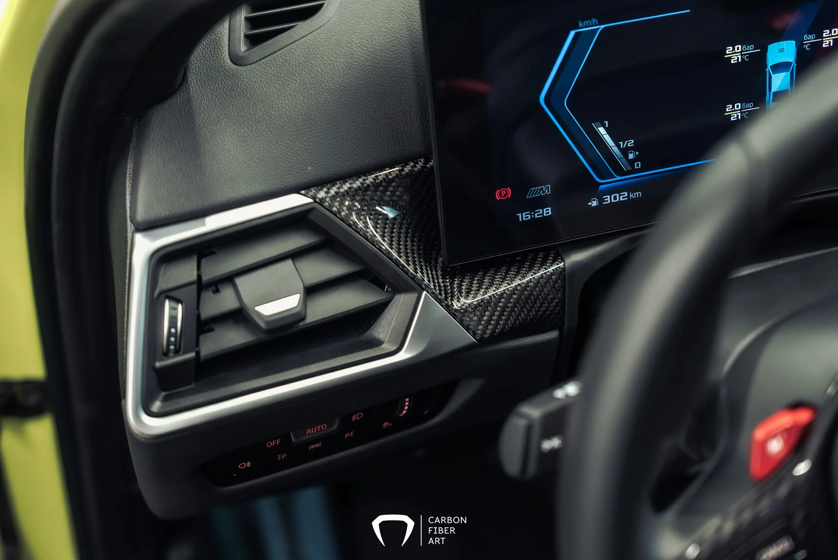 Additional LCI Display Panels Carbon for BMW i4 M50 Køb med levering ...