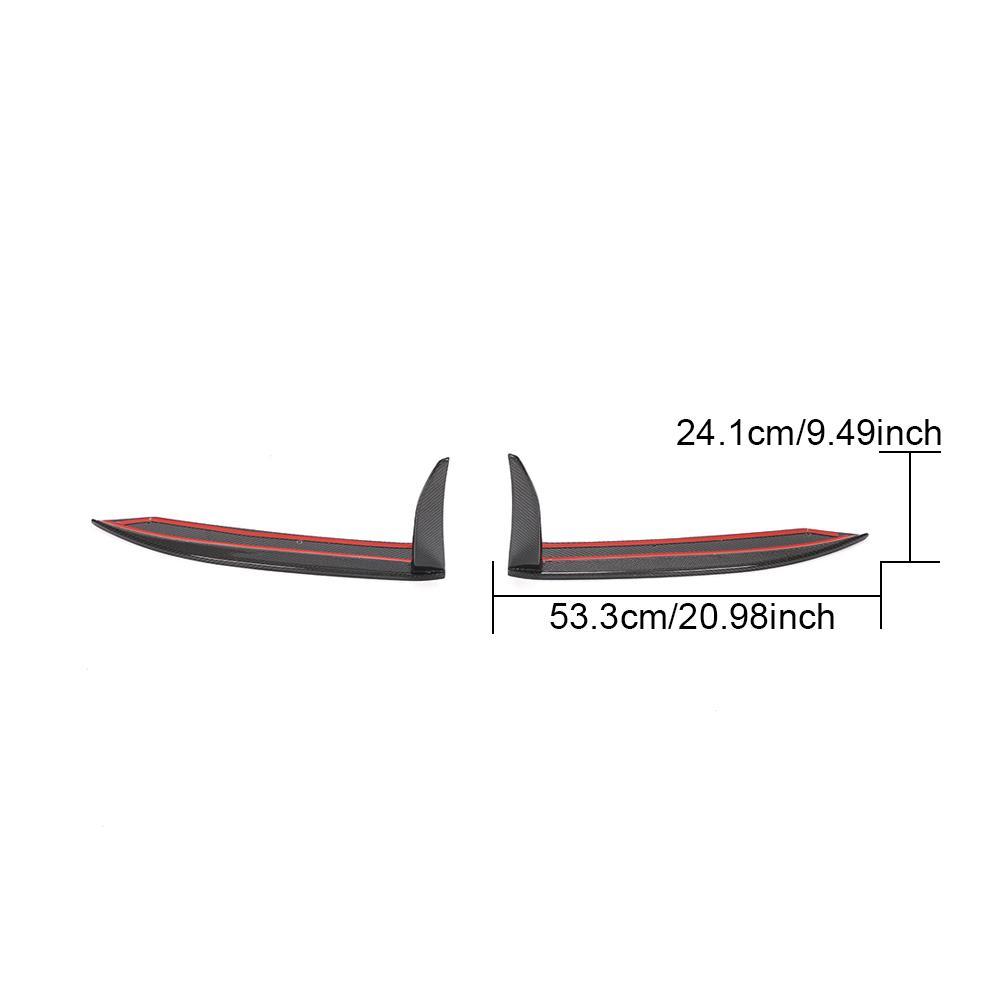 Hodoor Performance Carbon Fiber Rear Bumper Splitter for Porsche 911 ...