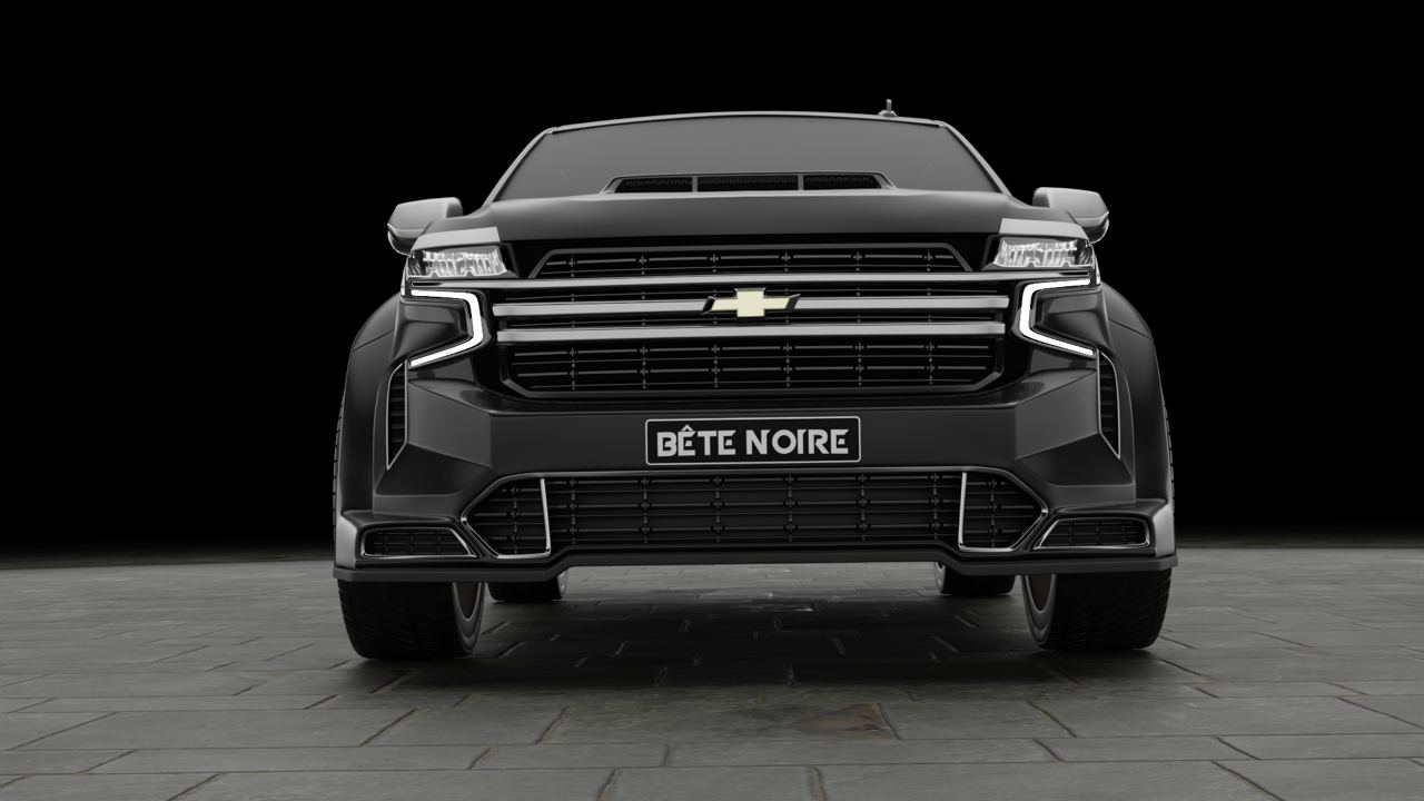 New Chevrolet Tahoe 2020+ "Erebus" Custom Wide Body Kit by Bête Noire ...