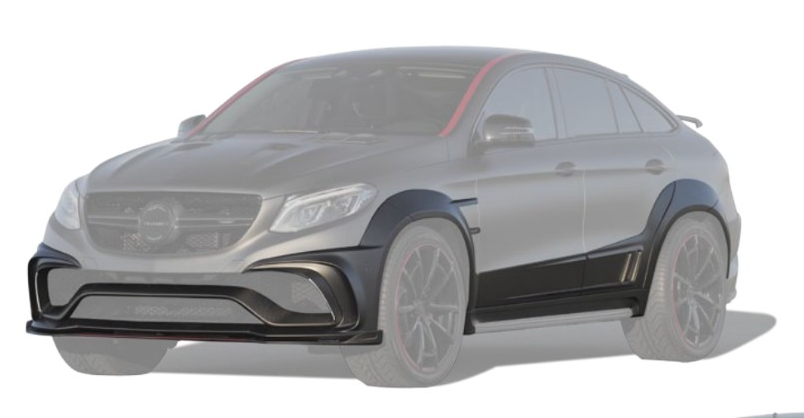 Widebody kit Mansory carbon for Mercedes GLE Coupe C292 Buy with ...