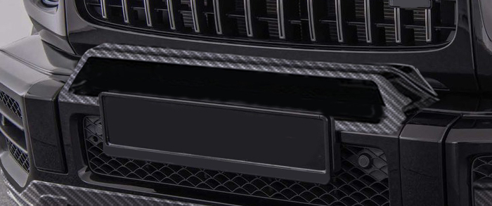 Front bumper cover Carbon for Mercedes G-class W463A Køb med levering, installation ...